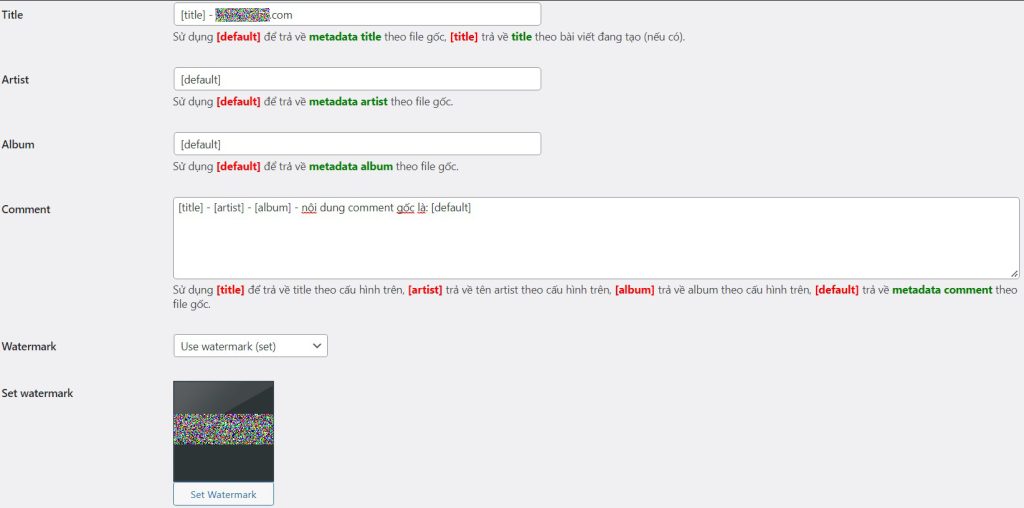 Tự động tối ưu metadata file