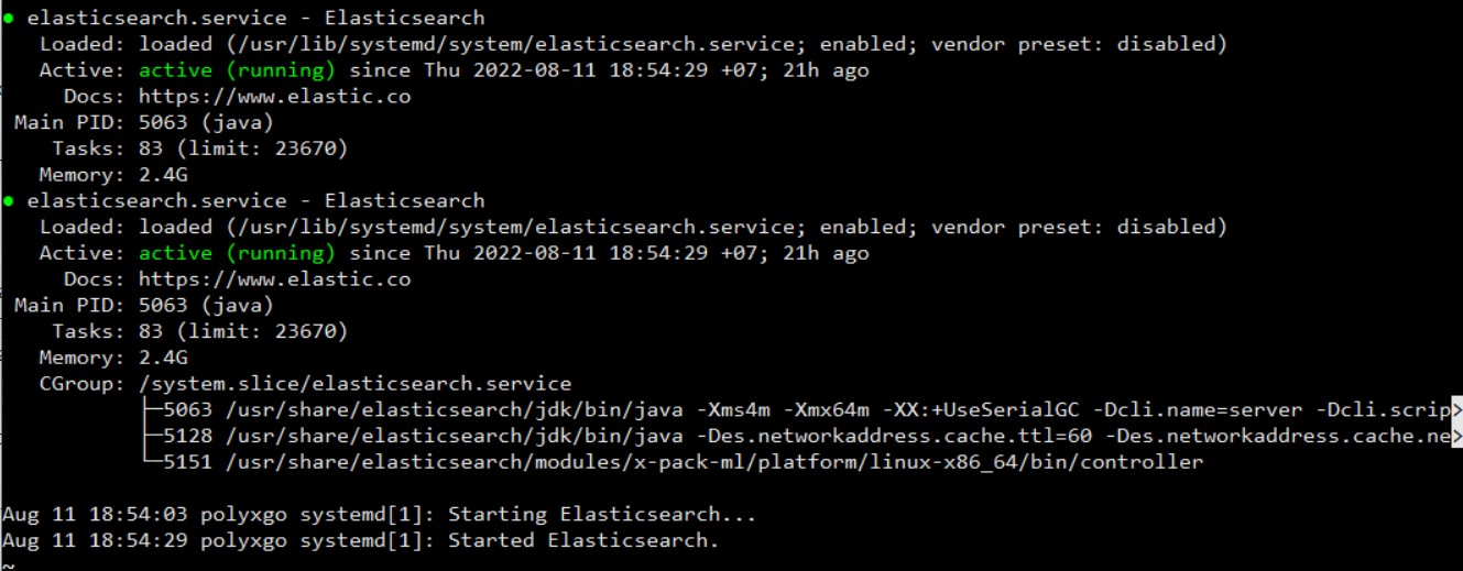 Cài đặt ElasticSearch trên AlmaLinux - WikiPoly