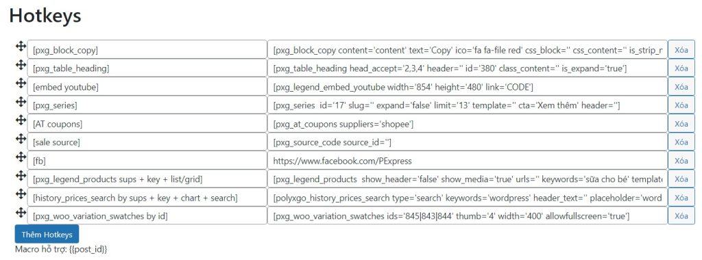 Plugin PXG Utilities