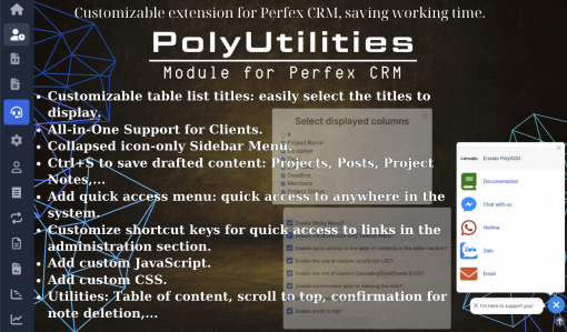 Guide to Install and Use PolyUtilities for Perfex CRM - WikiPoly